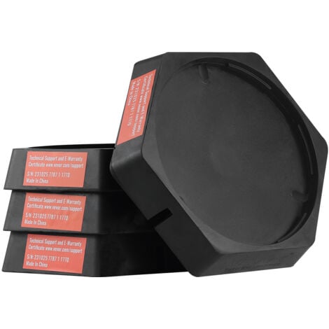 VEVOR RV Leveling Pads, 9 Inch Round Landing Feet, Permanent Attached ...