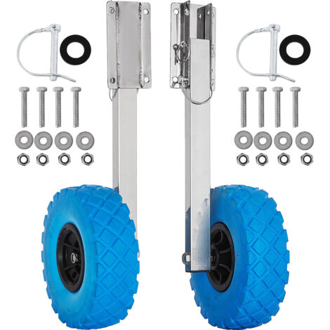 VEVOR Boat Transom Launching Wheels 300 lbs For Inflatable Boat Dolly ...