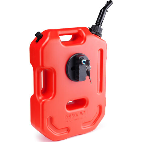Mophorn Gas Can, 2.64 Gallon/10L, Fuel Tank with Spout and Lockable ...