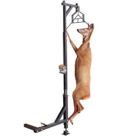 Mophorn Hitch Mounted Deer Hoist, 400 lbs Load Capacity, Hitch Game ...