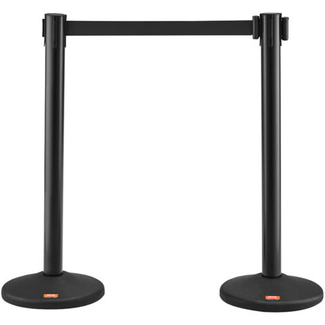 Mophorn Crowd Control Stanchions, 2-Pack Crowd Control Barriers with 6 ...