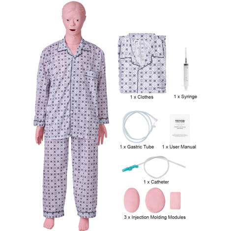 Mophorn Nursing Training Manikin, Male Life Size Demonstration Human ...