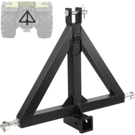 VEVOR 3 Point Hitch Receiver, 3 Point 2" Receiver Trailer Hitch ...