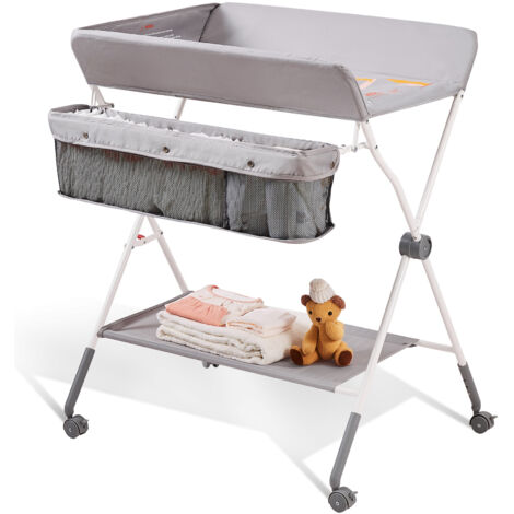 VEVOR Baby Changing Table, Folding Diaper Changing Station with ...