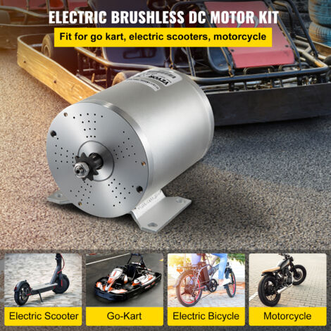 Ebike Motor Go Kart Motor Conversion 48V 1800W Brushless DC Motor Kit ...