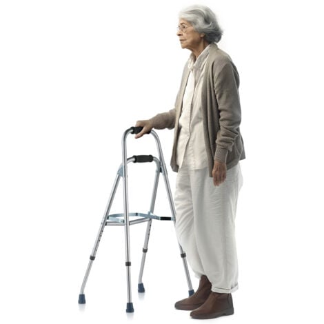 VEVOR Compact Hemi Walker, Adjustable One Arm Walker for Seniors, 6 ...