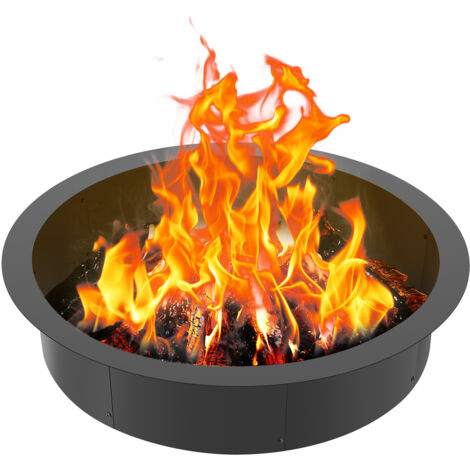 VEVOR Fire Pit Ring, 40-Inch Outer/36-Inch Inner Diameter, 10inch ...