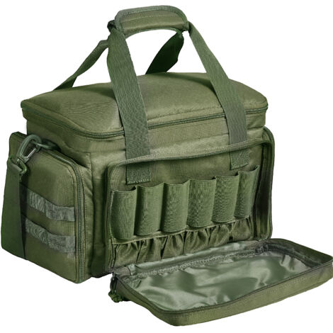 VEVOR Range Bag for 4 Pistols, Tactical Gun Range Bag with 3 Detachable ...