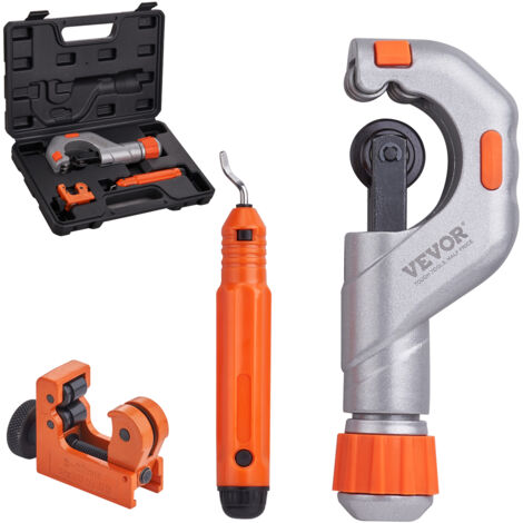VEVOR 3PCS Tubing Cutter Set - Heavy Duty Pipe Cutter 3/16"-2"OD, Mini ...