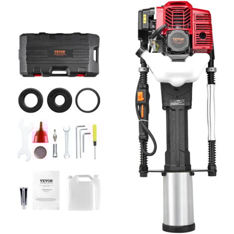 VEVOR 52cc Gas-Powered T Post Driver, 2-Stroke Engine Gasoline Fence Piling Pounder, 1400W ...
