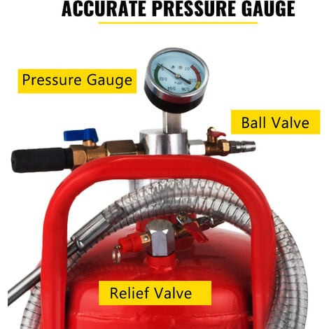 22.7l Portable Air Pneumatic Garage Waste Oil Garage Extractor Drainer Tank