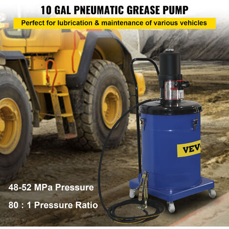 VEVOR Grease Pump Air Operated Grease Pump 10 Gallon 40L Pneumatic ...