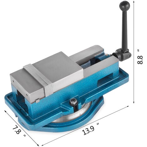 Mophorn 4 Inch Precision Milling Machine Vise, 360° Swivel Base, Accu ...