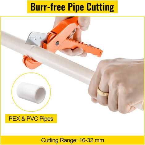 VEVOR Pipe Clamp Tools, 16/20/25/32 mm PEX Clamping Tool, Manual Pipe ...