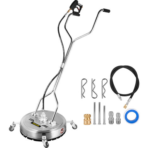VEVOR 24" Pressure Washer Surface Cleaner Pressure Flat Surface ...