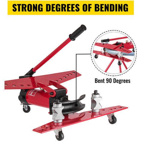VEVOR Manual Pipe Bender Plumbers Tool 16T, Pipe Bending Machine 1/2-2 ...