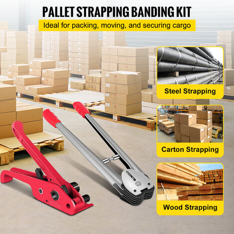 VEVOR PET/PP Manual Strapping Tools, Manual Pallet Strapping Banding ...