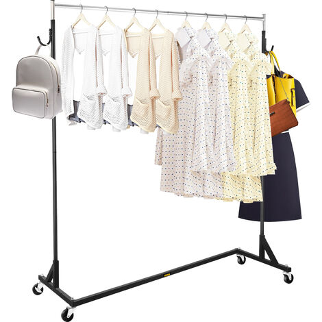 VEVOR Z Rack, Industrial Grade Z Base Garment Rack, Height Adjustable ...
