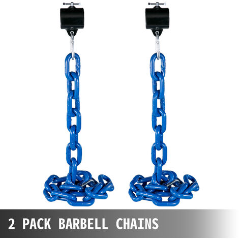 VEVOR 1 Pair Weight Lifting Chains 44LBS, Weightlifting Chains With ...