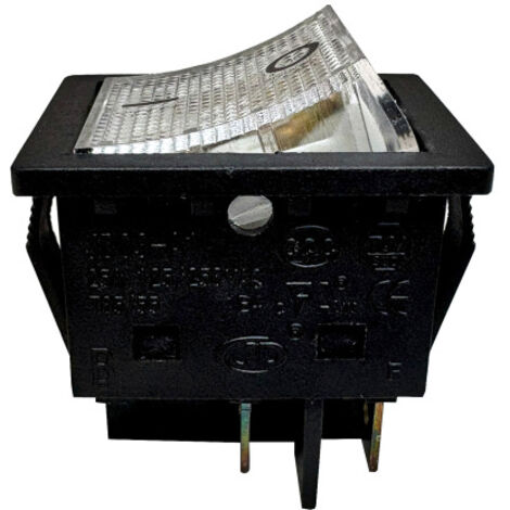JD03-A1 Wippschalter Kippschalter 250V 25A 4Pin Schalter Weiß für ...
