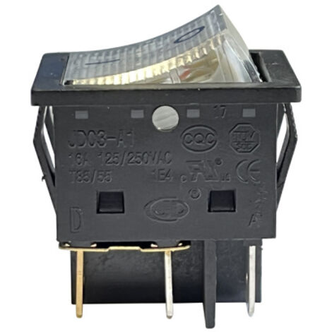 JD03-A1 6Pin Wippschalter 250V 16A