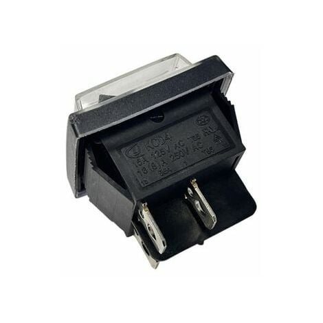 KCD4 Wippschalter 250V 16A 4Pin Schalter mit Abdeckung