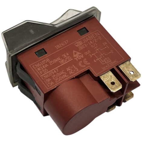 JIABEN JB03-14/2-2 Elektromagnetischer Drucktastenschalter 250V 18A ...