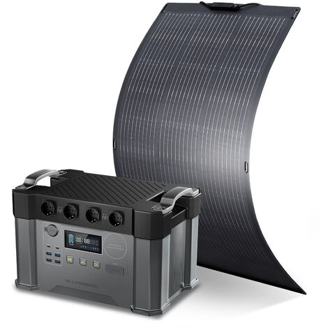 ALLPOWERS S2000 Tragbares Powerstation mit 100W Flexibles Solar Panel ...