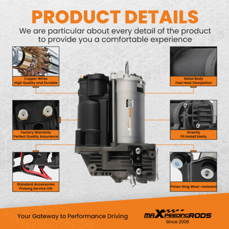 Kompressor for Mercedes GL-Klasse X166 ML W166 A1663200204 Luftfederung