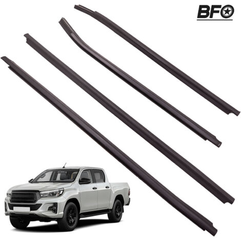 4er Window Glass Seals Outer Door Weather Strip For Toyota HILUX SR5