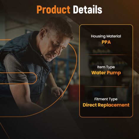 Wasserpumpe PPA Ersatz for Mercruiser 350 Mag Mpi Alpha/Bravo Ec 1998-2007