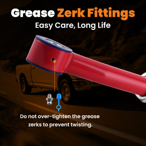 Front Adjustable Track Bar Rods 2"-6" Lift for Dodge Ram 2003-2013 2500 ...