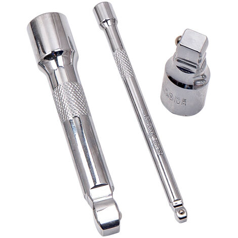 9pieces Heavy Duty 3/8" 1/4" 1/2" disque Wobble Extension Bar Set ...