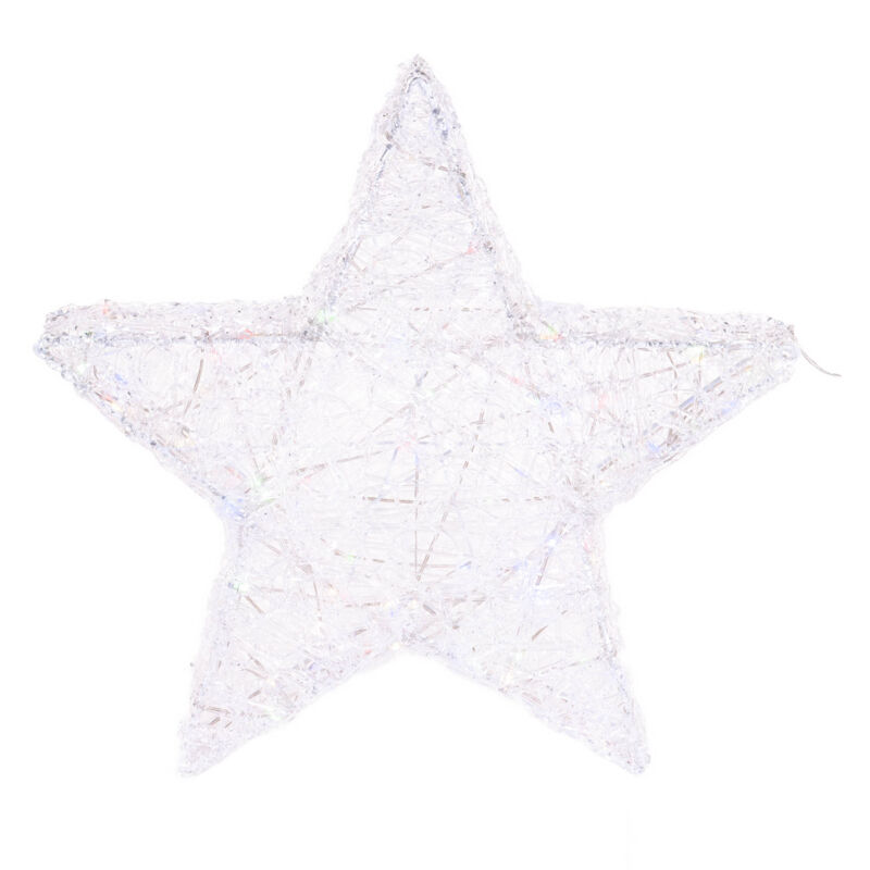 Etoile lumineuse extérieure multicouleur H50cm 150 LED + transfo ...