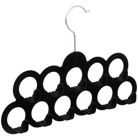 Ceintre à ceintures en feutrine noir - 5five