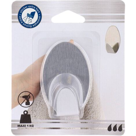 Crochet acier inoxydable 3m oval- chrome - Tendance