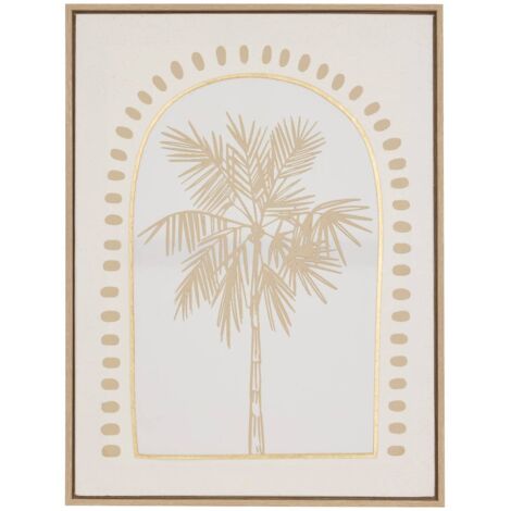 Toile 3D Meryl blanc 45x60cm - Atmosphera créateur d'intérieur