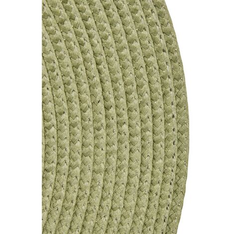 Set de table Tresse vert olive D38xH0,1cm - Atmosphera créateur d'intérieur