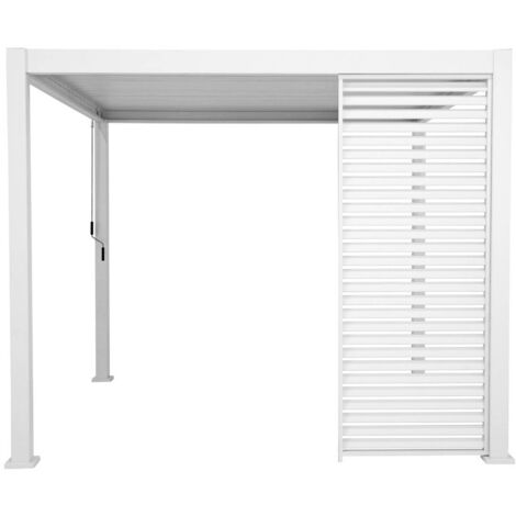 Persienne pour pergola bioclimatique Evora en aluminium traité époxy 0 ...