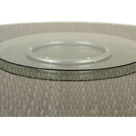 Plateau mobile rotatif 70cm verre trempe facile a nettoyer Hesperide ...