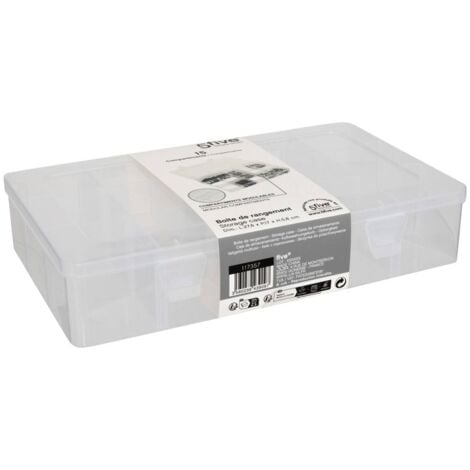 Boîte en plastique compartimentée grand format - 5five