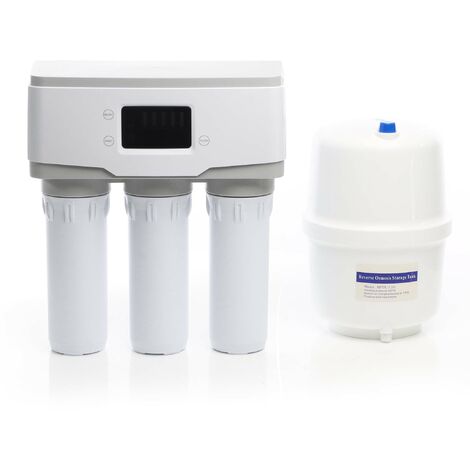 Naturewater NW-5-50RODT – Système Osmose Inverse (RO) 5 étapes – 190 l/jour – avec Témoins LED ...