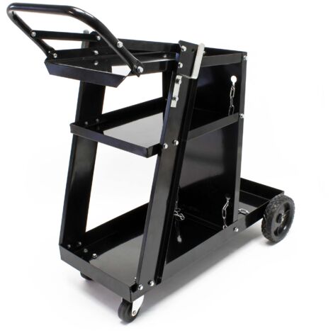 Wiltec Chariot de poste à souder mobile – 765 x 745 x 385 mm – avec 4 ...