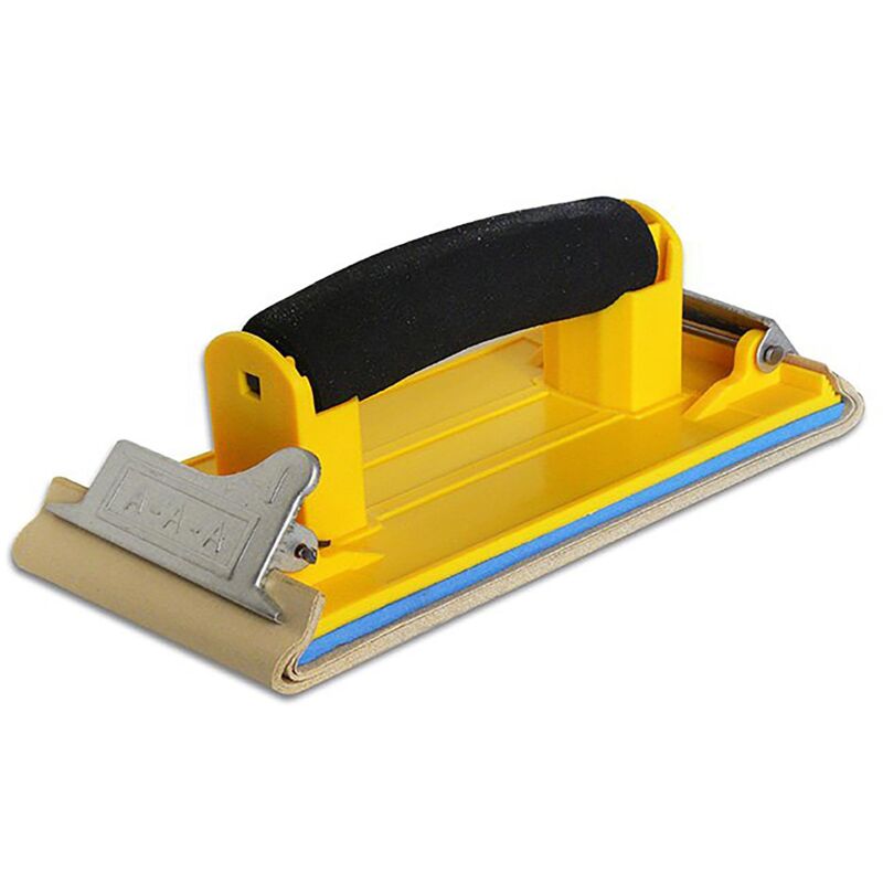Schleifblock mit 10 Schleifblättern - Ergonomische Handschleifmaschine