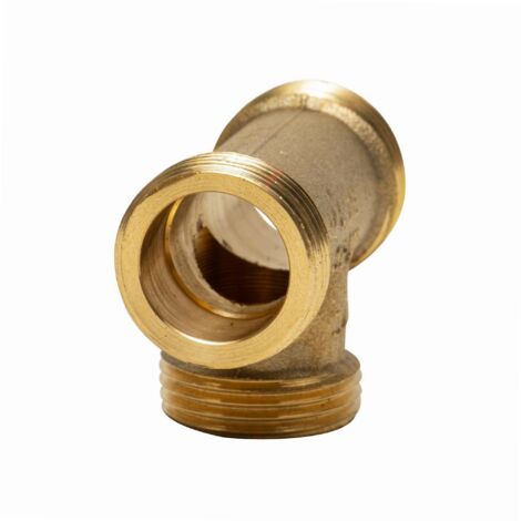 Messing-T-Stück - männlich 3/4"