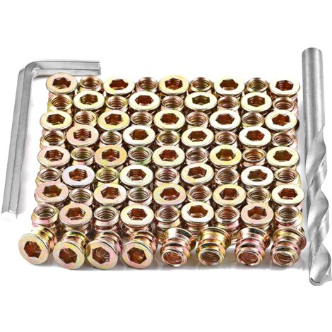 Viti Per Legno Confezione Da 30 Inserti Filettati Per Viti Per Legno ...