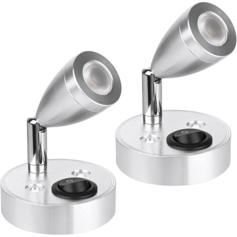 Lampada da lettura spot a LED 12V, 3W per interni camper, lampada da ...