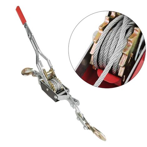 Paranco a leva manuale, attrezzo di sollevamento a cricchetto, doppio ...