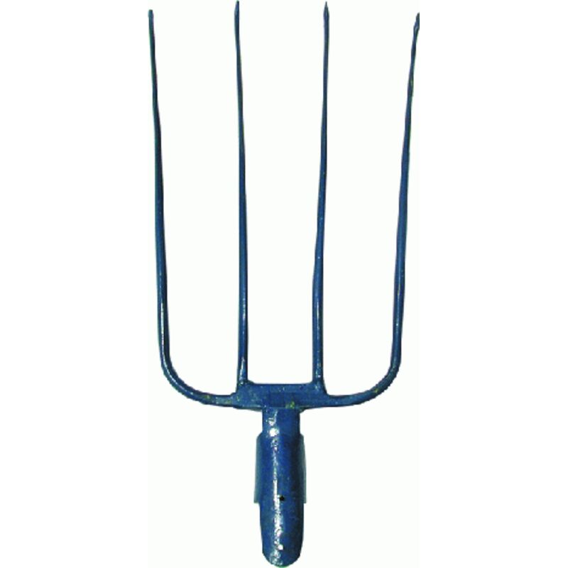 Fourche en acier Lif pour fumier sans manche a' quatre dents