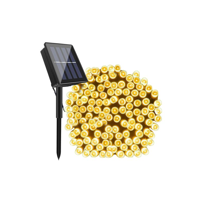 Chaine lumineuse Wisdom Line se'rie 7 mt de 100 panneaux solaires a ...